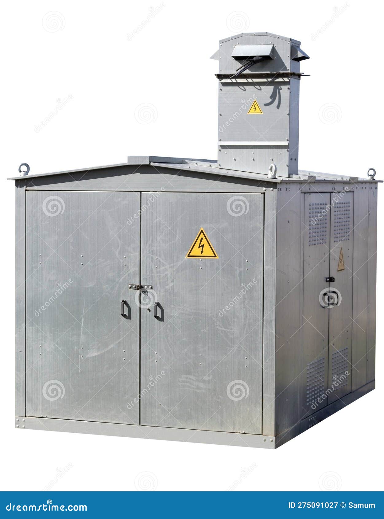 Building Transformer Substation Stock Image - Image of building ...