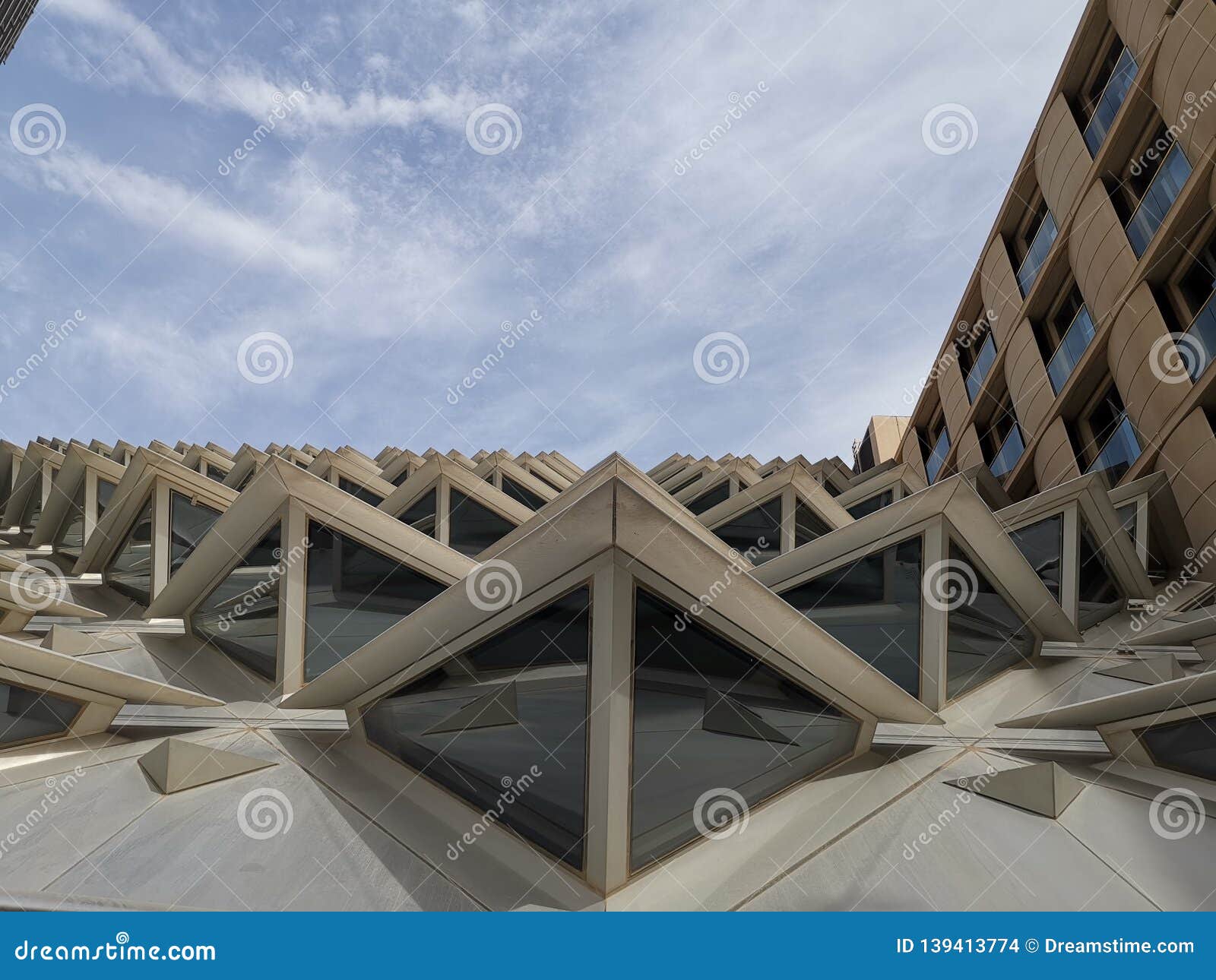 Building Triangular Windows Stock Photo - Image of triangular, triangle ...