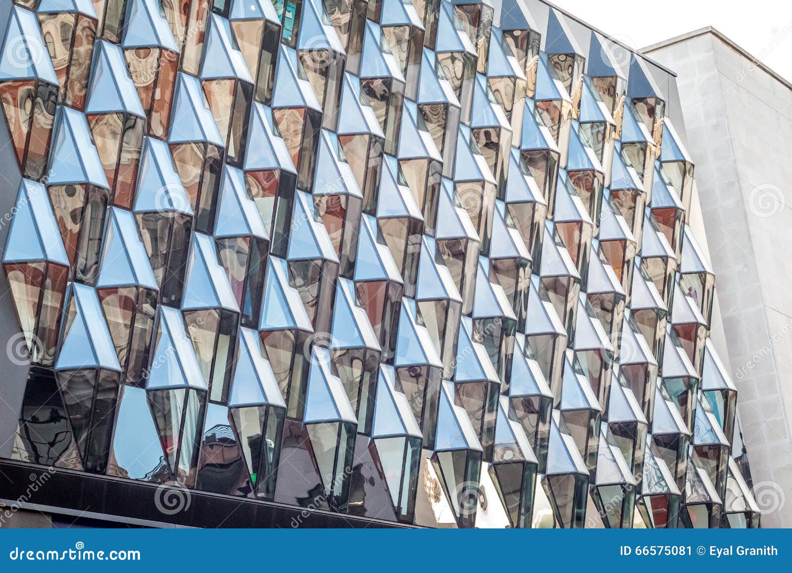 Building with Triangular Windows Stock Image - Image of building ...