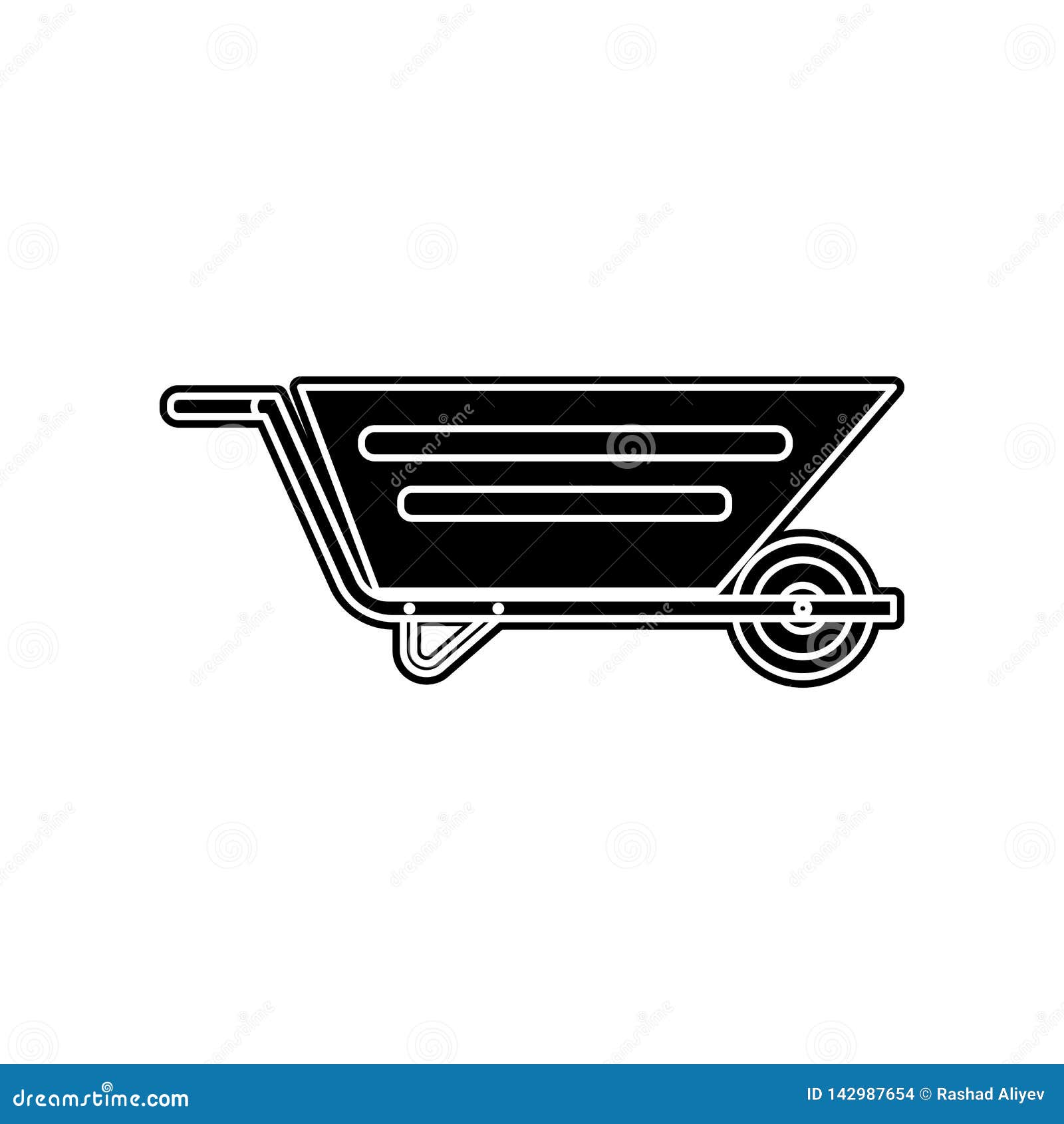 Building Trolley Icon. Element of Home Repair Tool for Mobile Concept ...