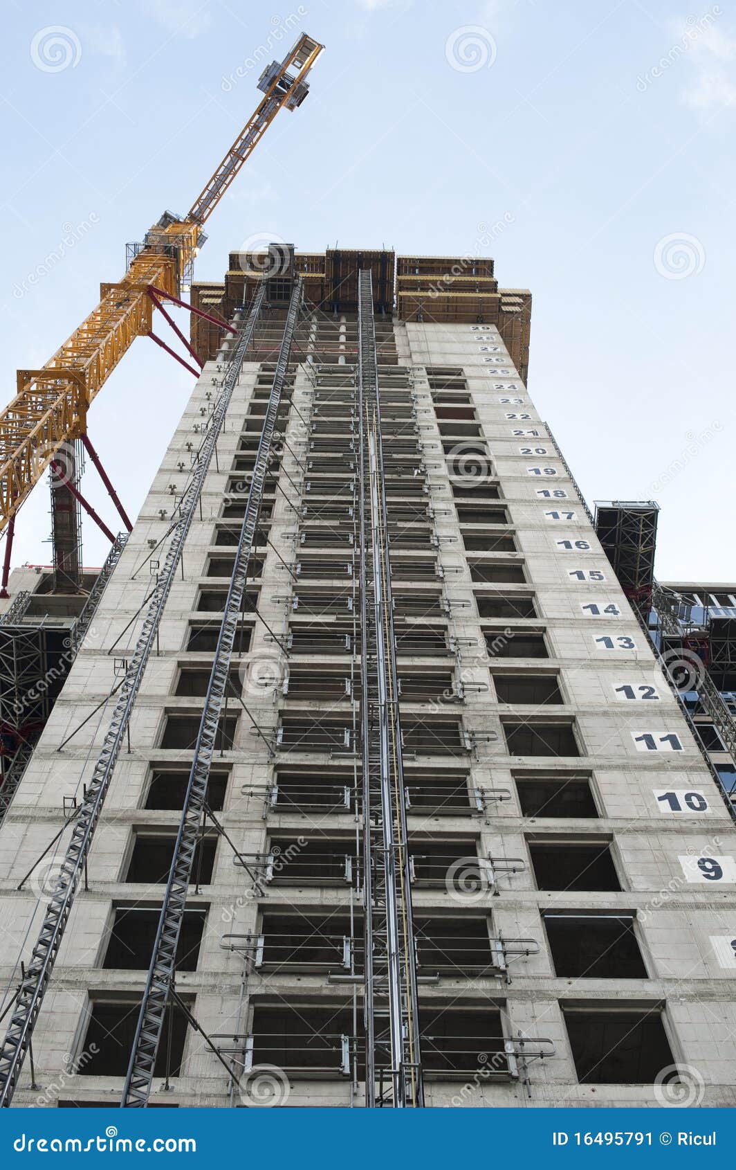 Building Under Construction Stock Image - Image of building, concrete ...