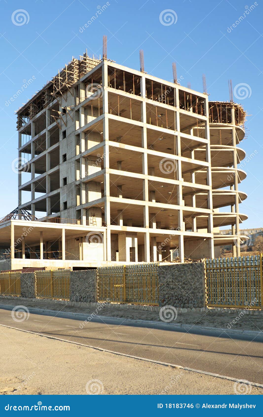 Building Under Construction. Royalty Free Stock Image - Image: 18183746