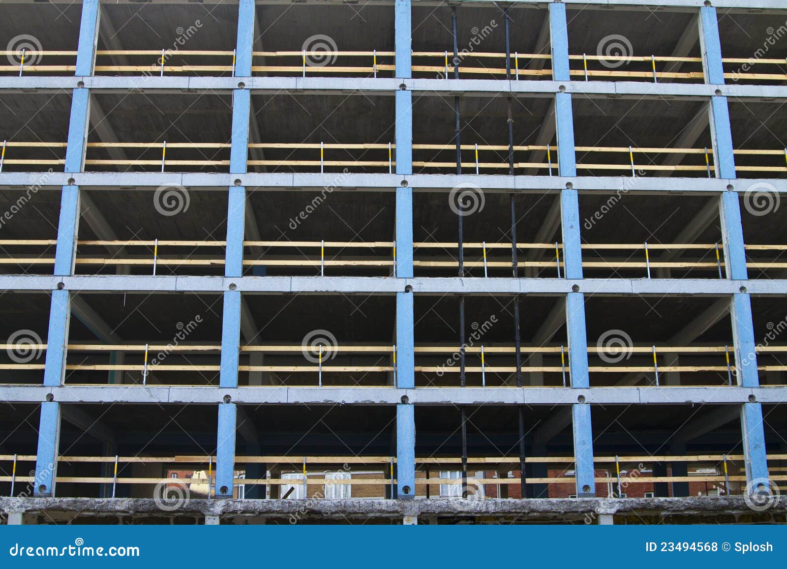 Building Under Construction Stock Photo - Image of macro, front: 23494568