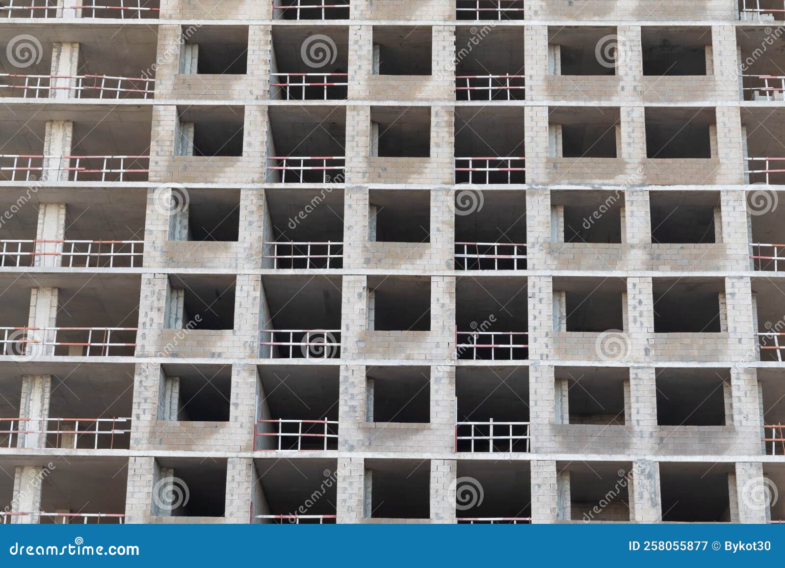 Building Under Construction. Backgrounds and Textures. Apartment House ...