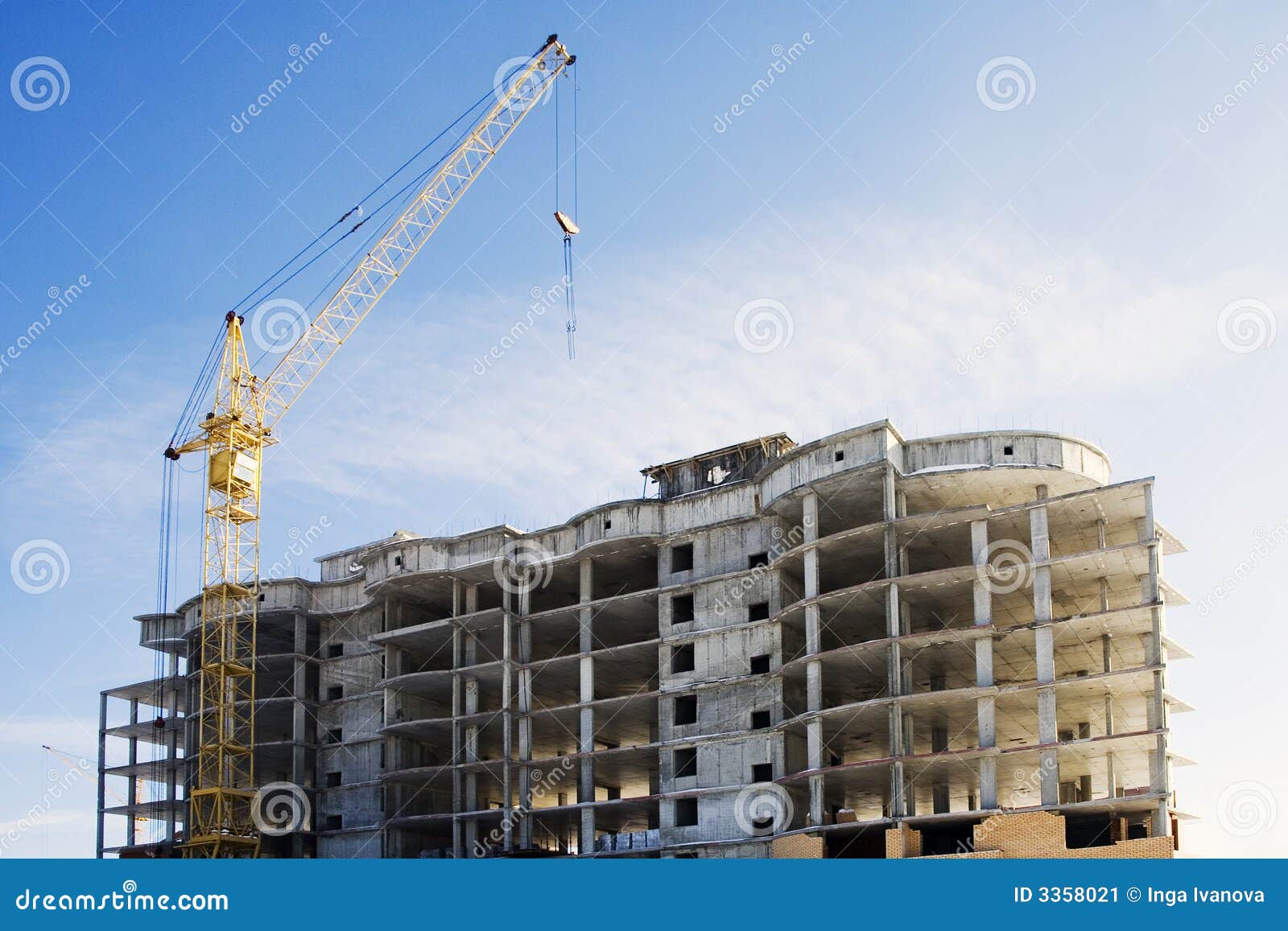 Building Under Construction Stock Image - Image of space, comfortable ...