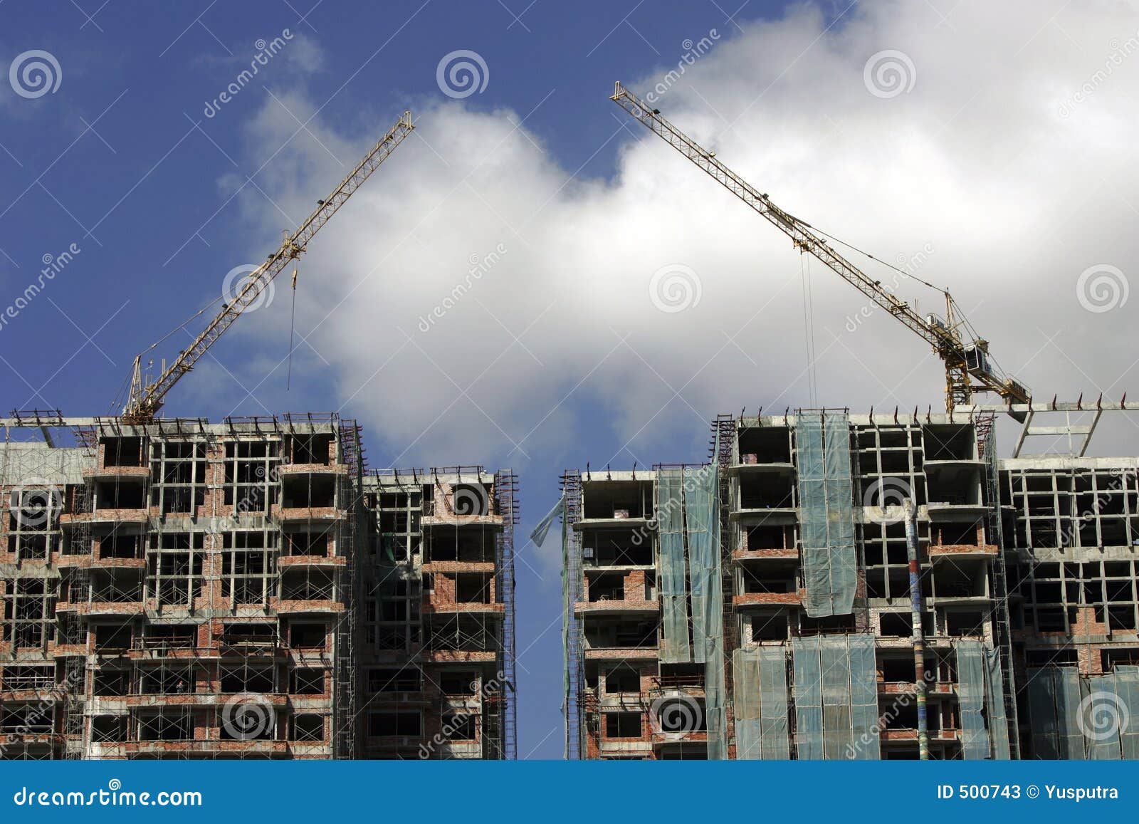 Building Under Construction Stock Image - Image of architecture ...