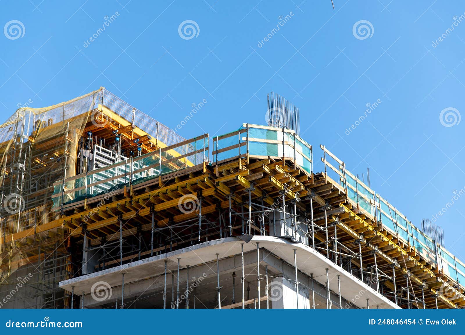 Building Under Construction Close Up Stock Photo - Image of industry ...