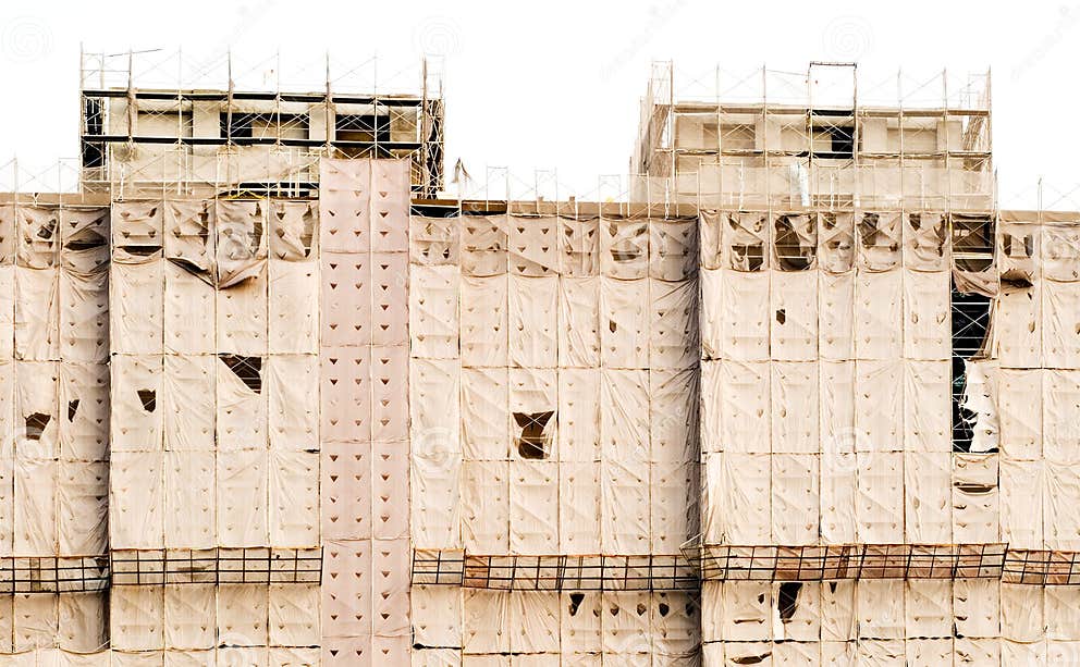 Building Under Construction Pattern Stock Image - Image of construction ...