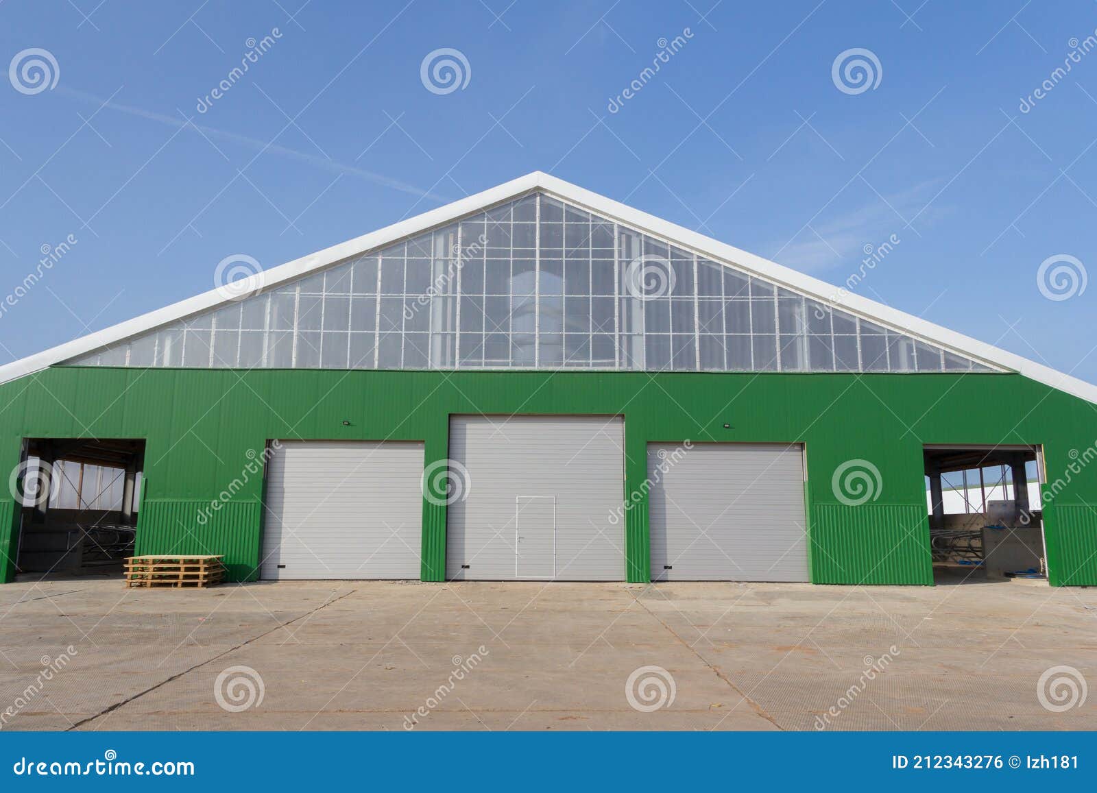 Building Under Construction with Sandwich Panel of Insulation on the ...