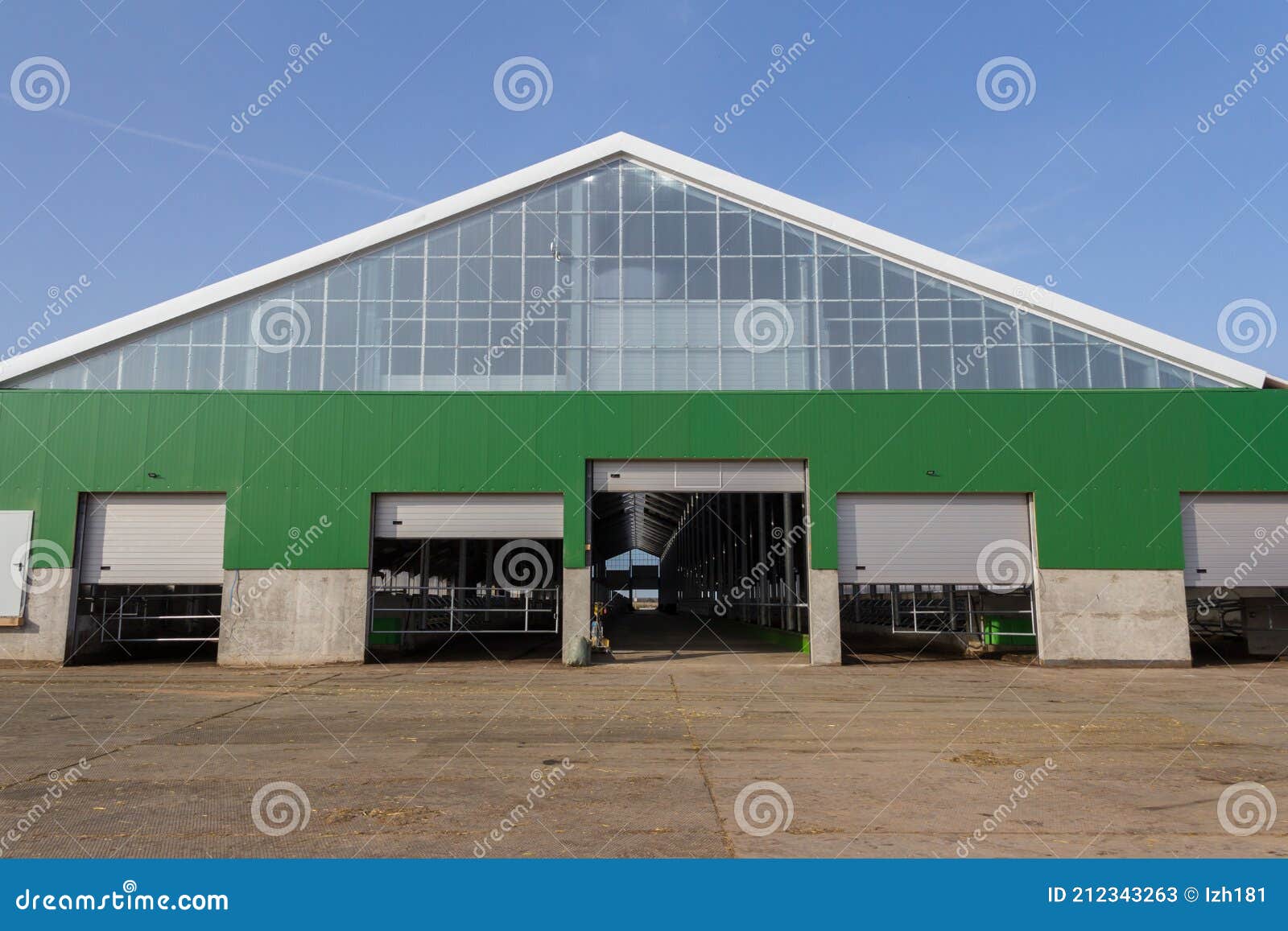 Building Under Construction with Sandwich Panel of Insulation on the ...