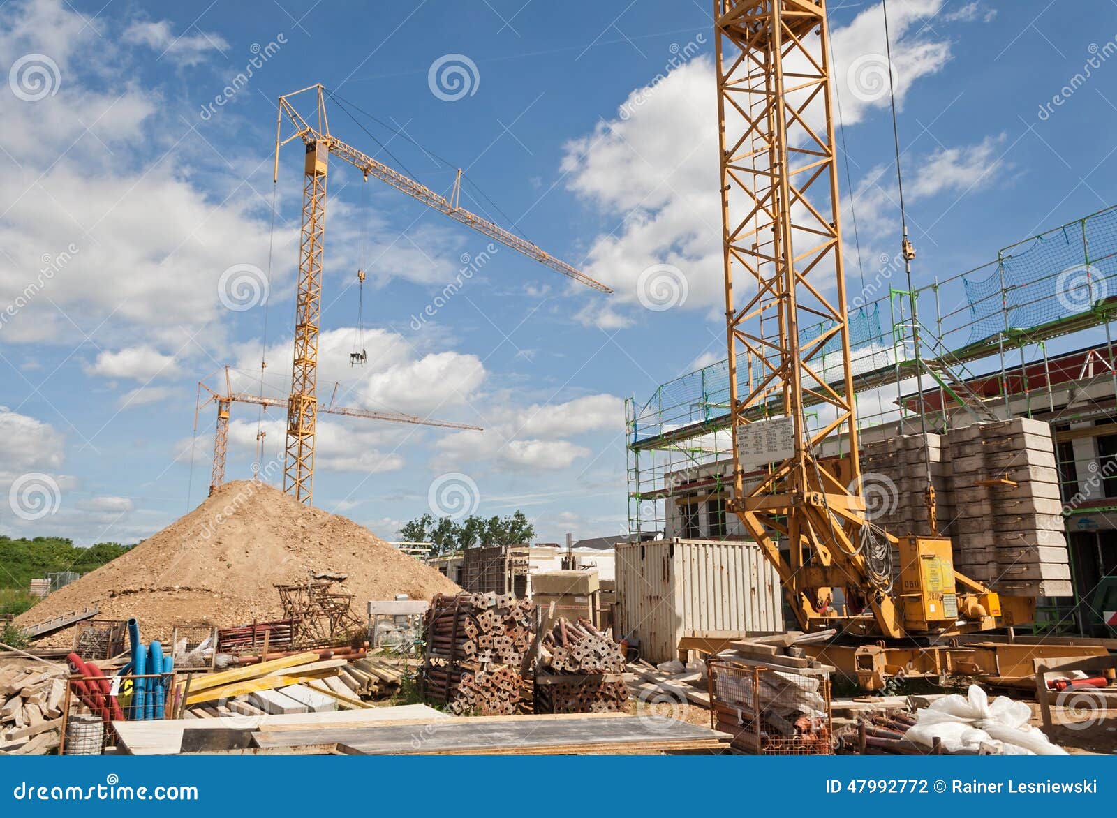 Building Under Construction Stock Photo - Image of build, monolith ...