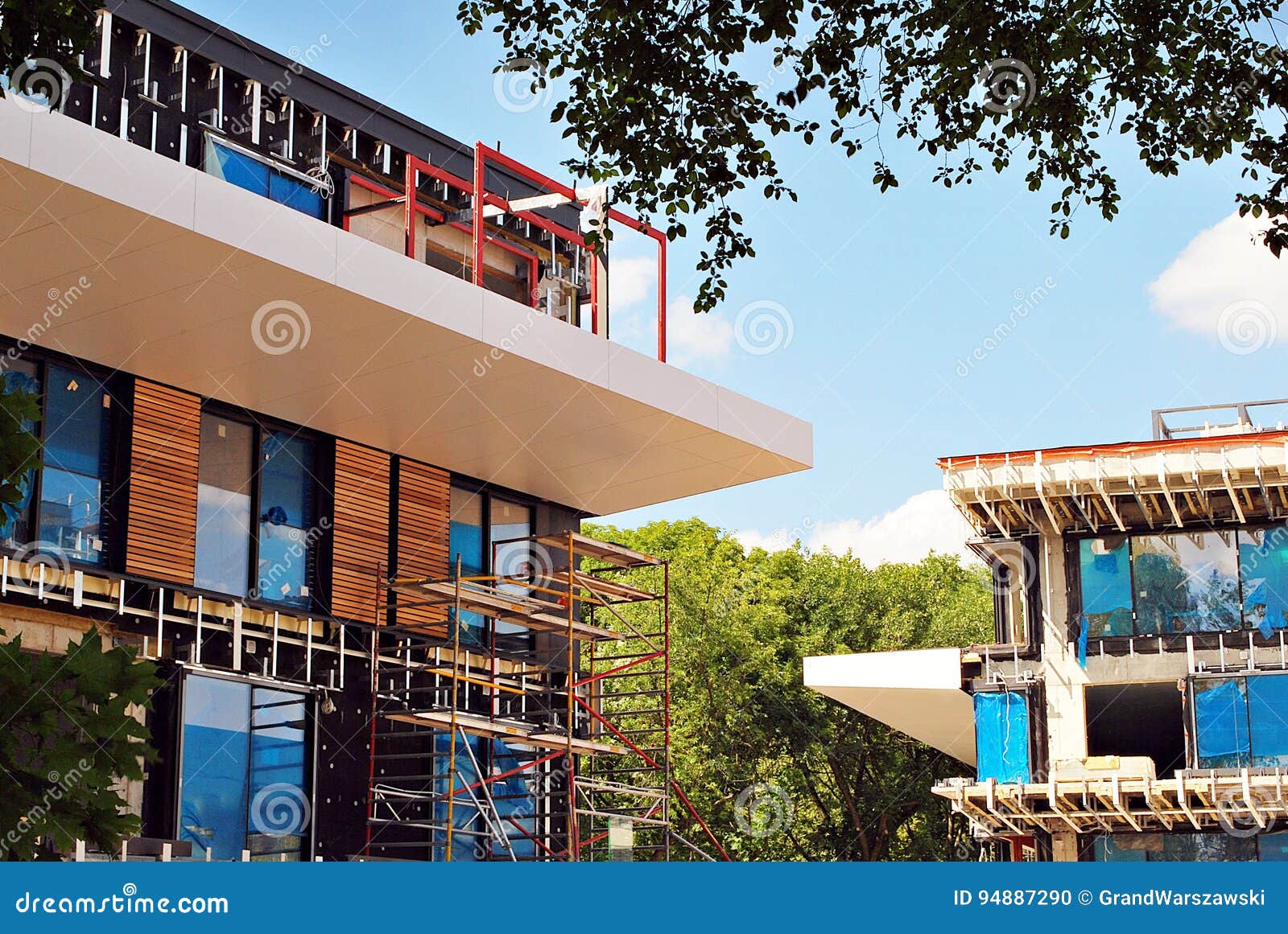Building Under Construction Stock Photo - Image of crane, growth: 94887290