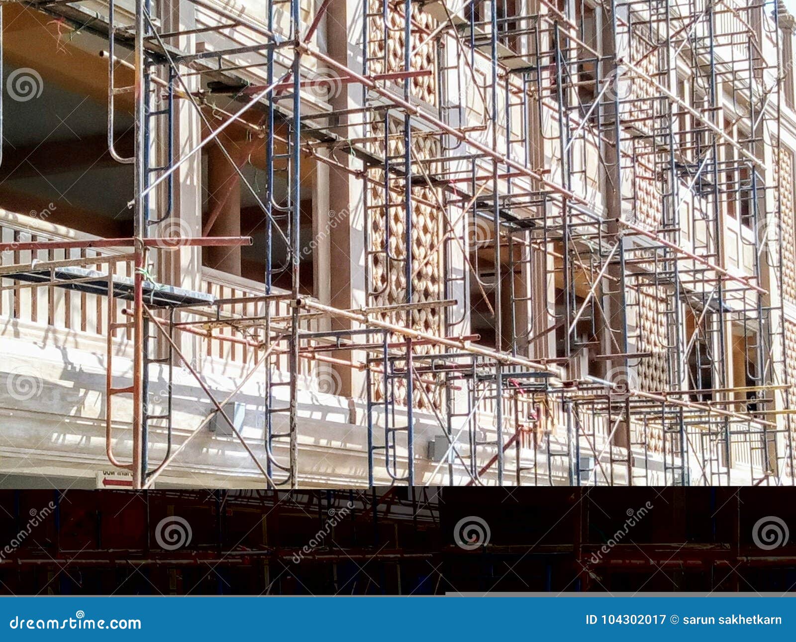 Construction area stock image. Image of employer, fixing - 104302017