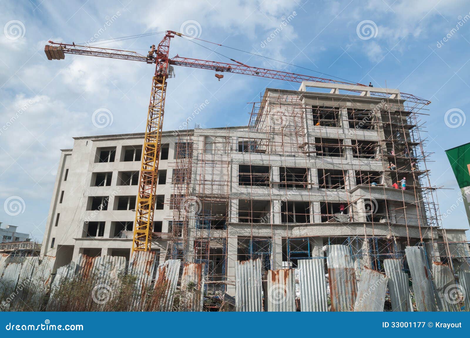 Building unfinished stock image. Image of city, estate - 33001177