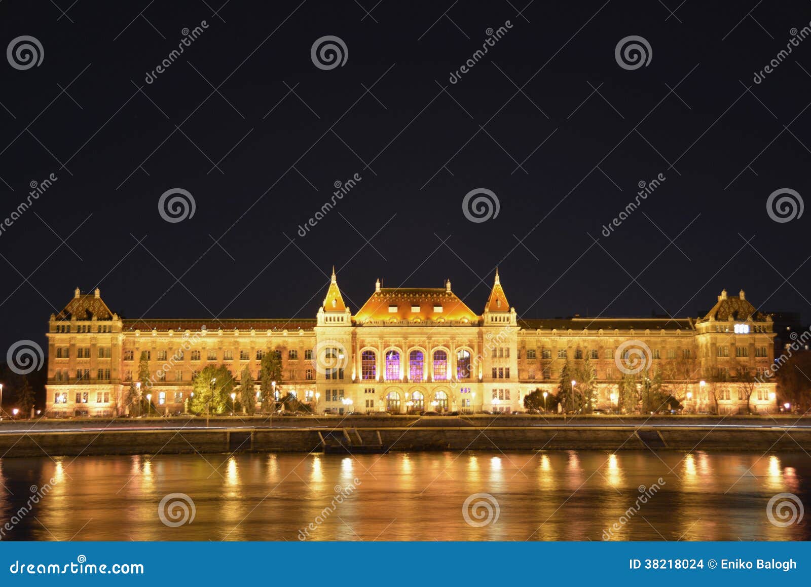 Building of University of Budapest Stock Photo - Image of gothic ...