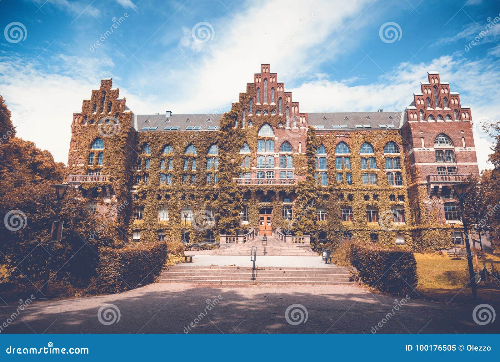 The Building of the University Library in Lund, Sweden. the Building of ...