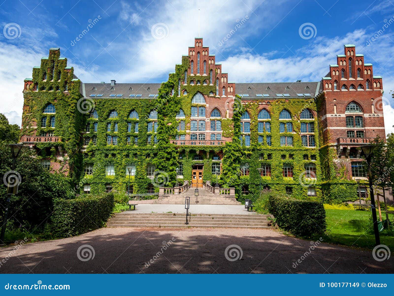The Building of the University Library in Lund, Sweden. the Building of ...