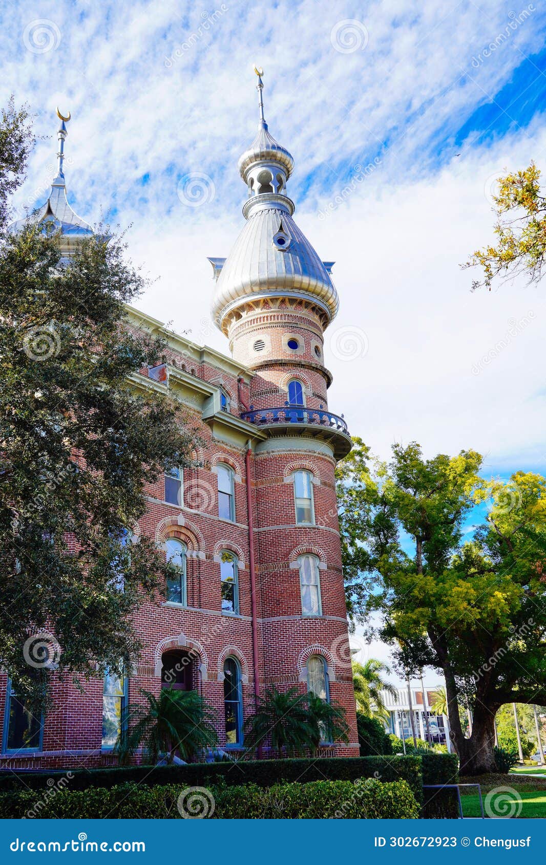 The Building of University of Tampa, a Medium-sized Private University ...
