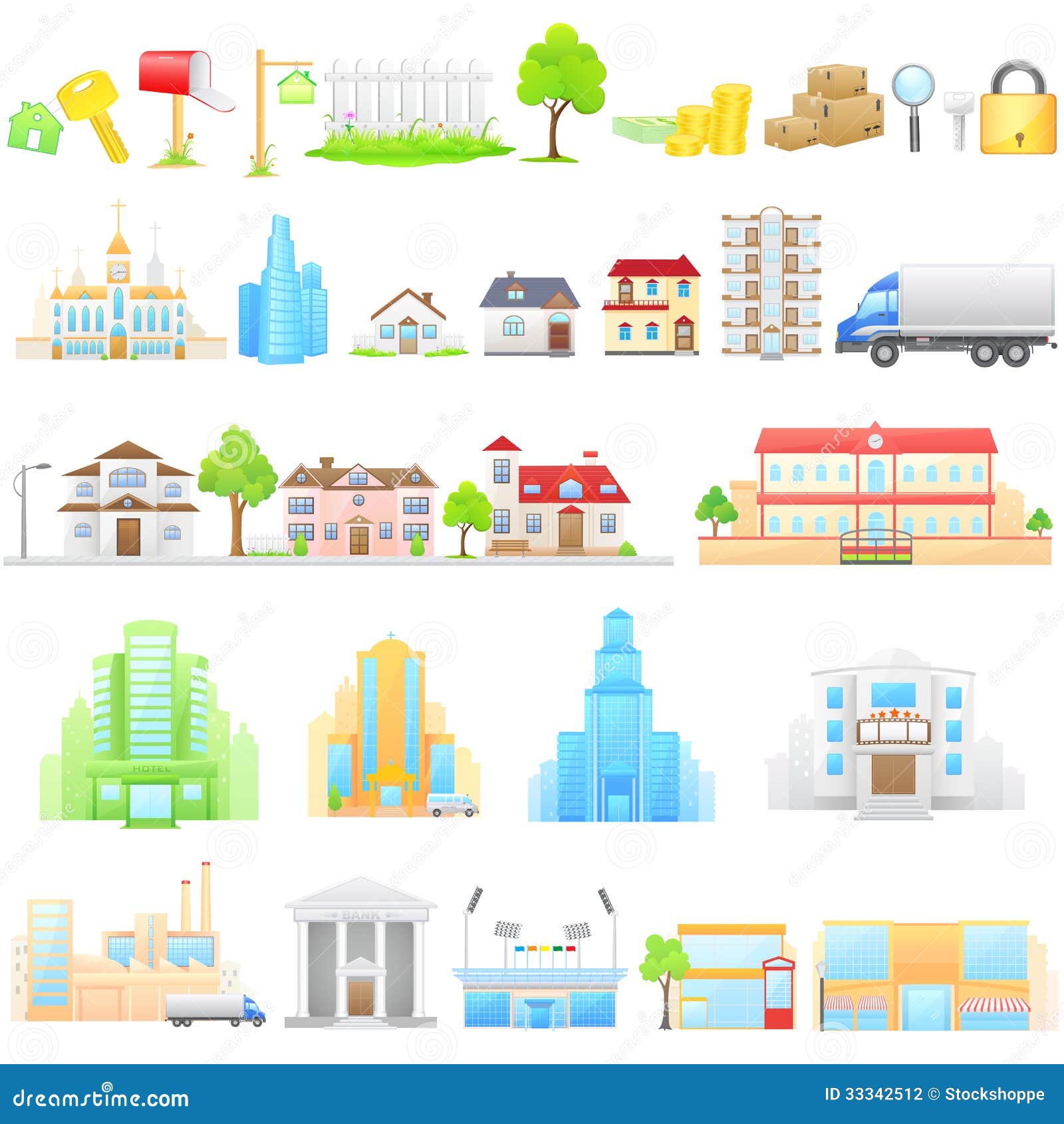 Building stock vector. Illustration of church, money - 33342512 Building stock vector. Illustration of church, money - 33342512