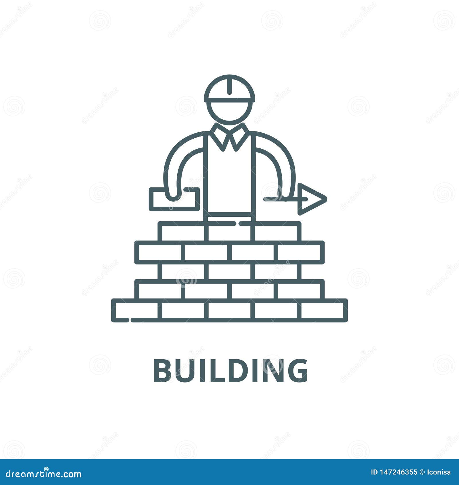 Building Vector Line Icon, Linear Concept, Outline Sign, Symbol Stock ... Building Vector Line Icon, Linear Concept, Outline Sign, Symbol Stock ...