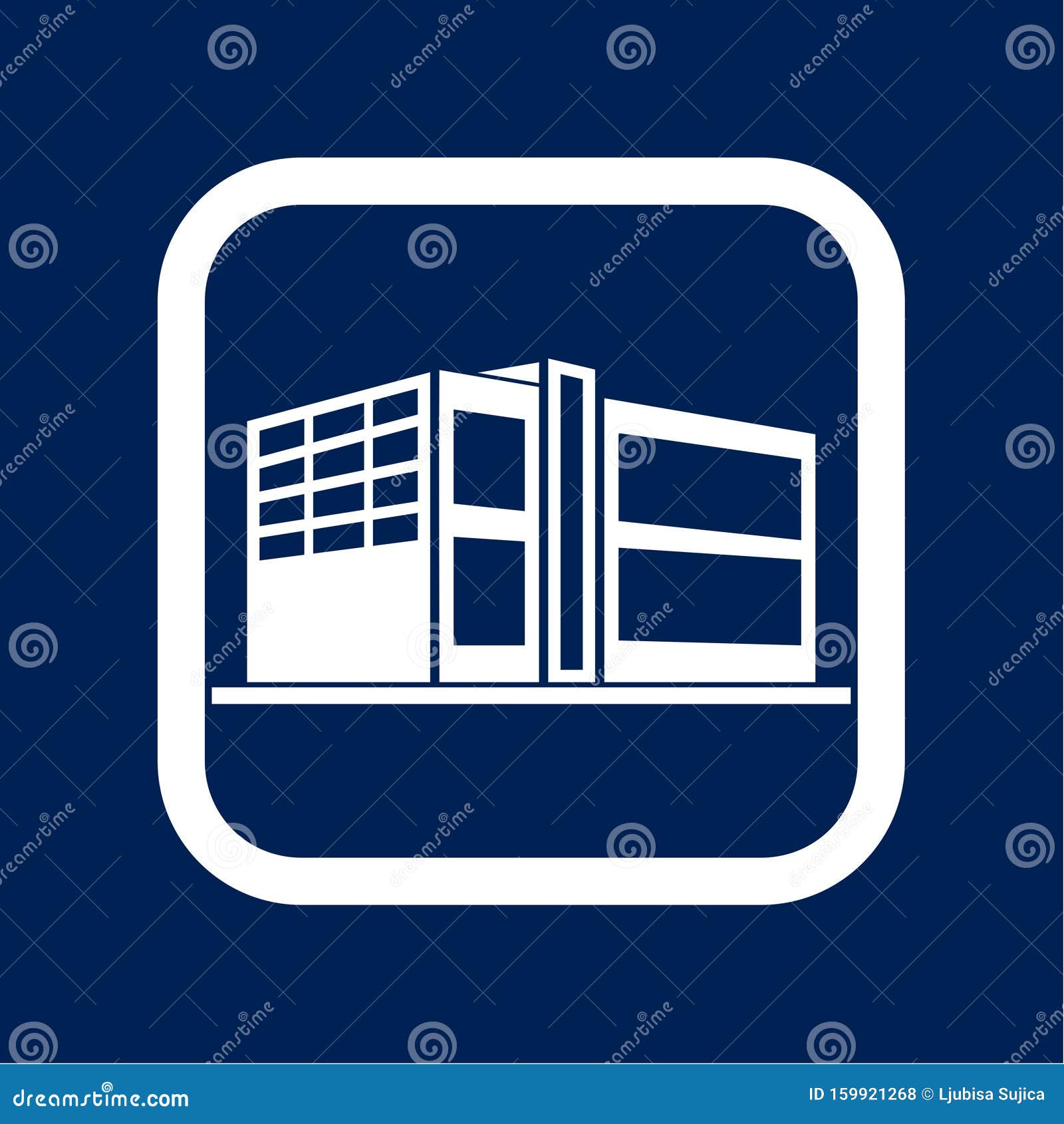 Building vector web icon stock vector. Illustration of apartment ...