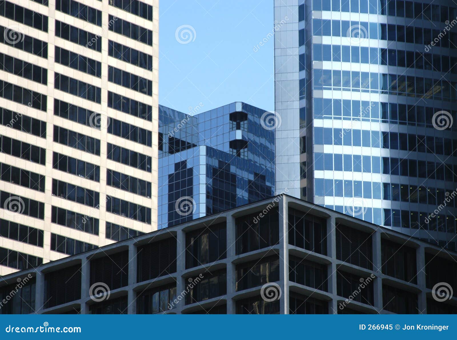 Building View stock image. Image of office, gleaming, cityscape - 266945