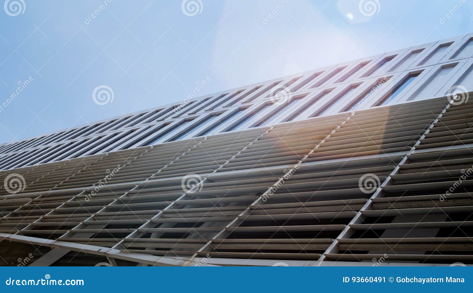 Building Viewpoint in Up Angle Stock Image - Image of office, modern ...