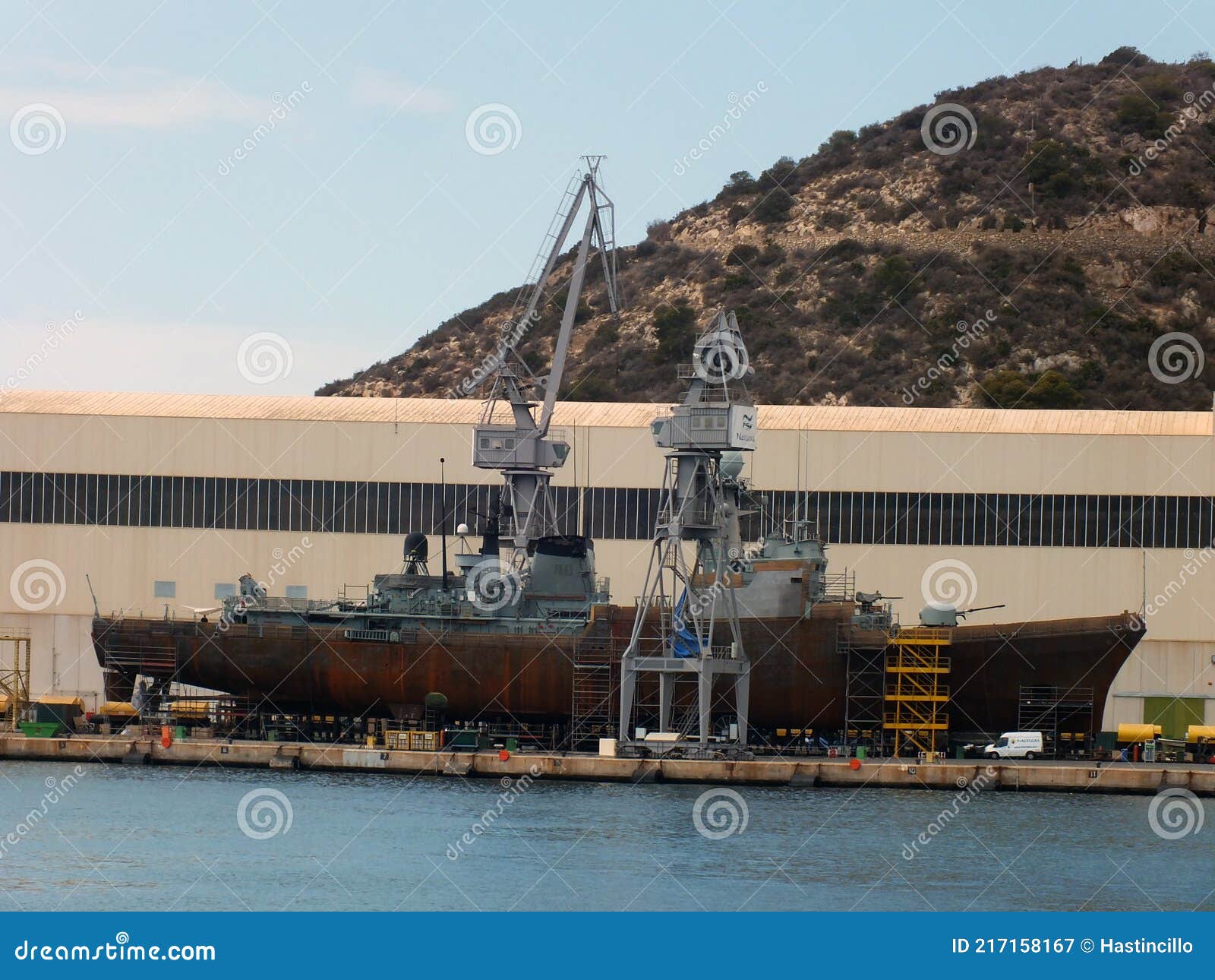 Building a Warship in Spain Editorial Photography - Image of shipyards ...