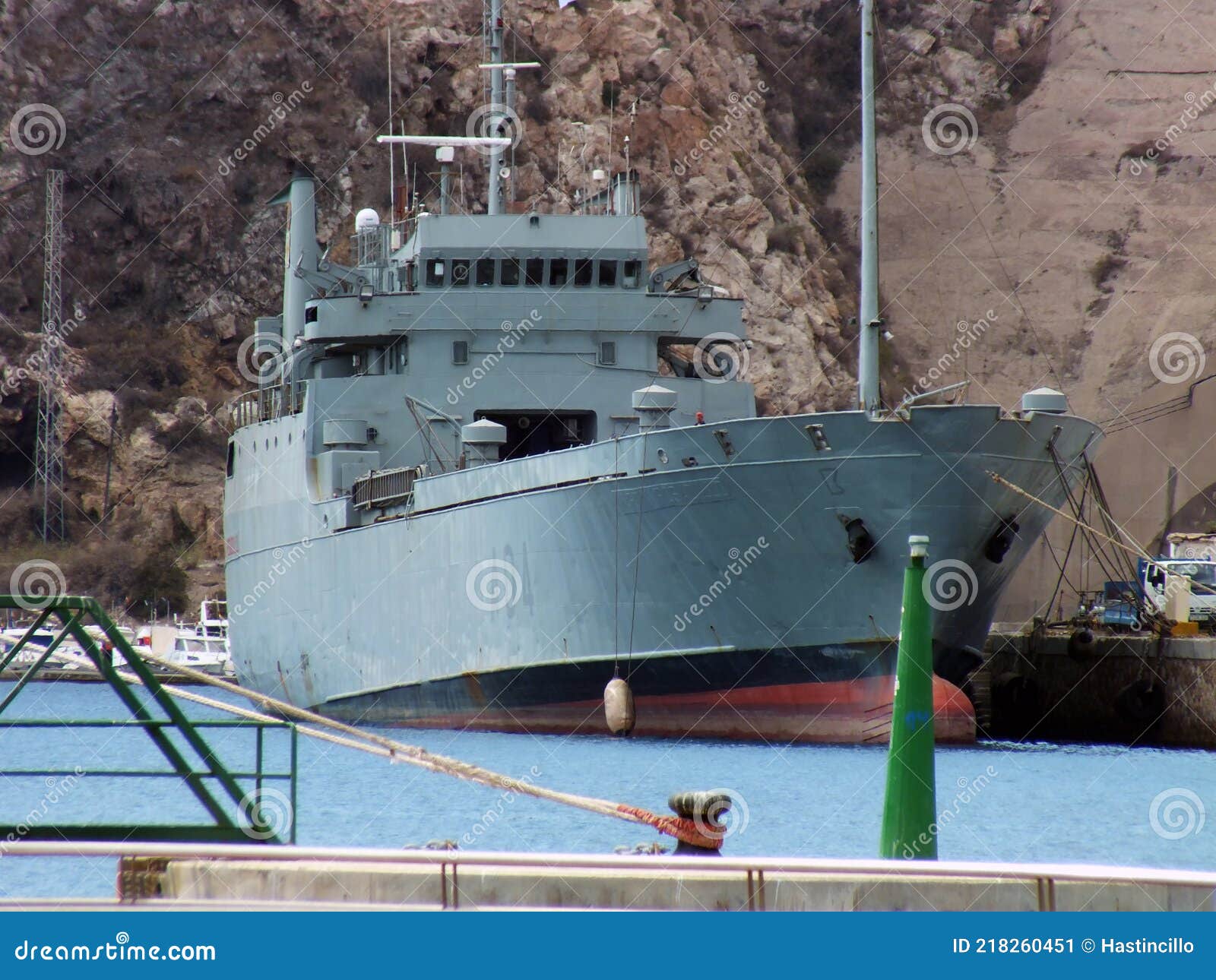 Building a Warship in Spain Stock Image - Image of port, crane: 218260451