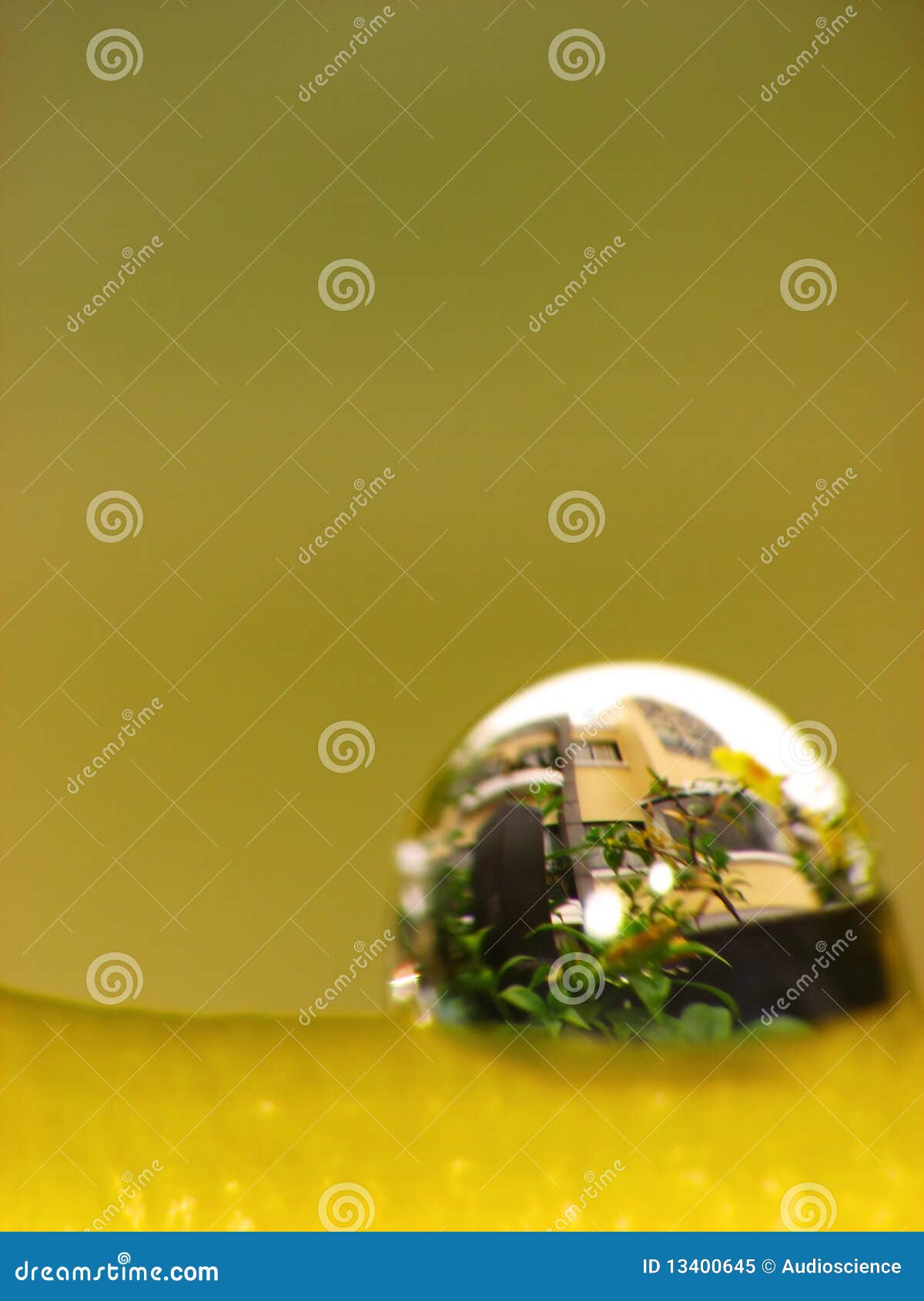 Building on Water Droplet stock image. Image of morning - 13400645
