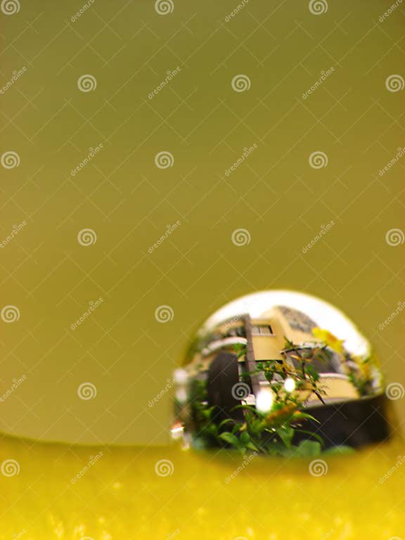 Building on Water Droplet stock image. Image of morning - 13400645