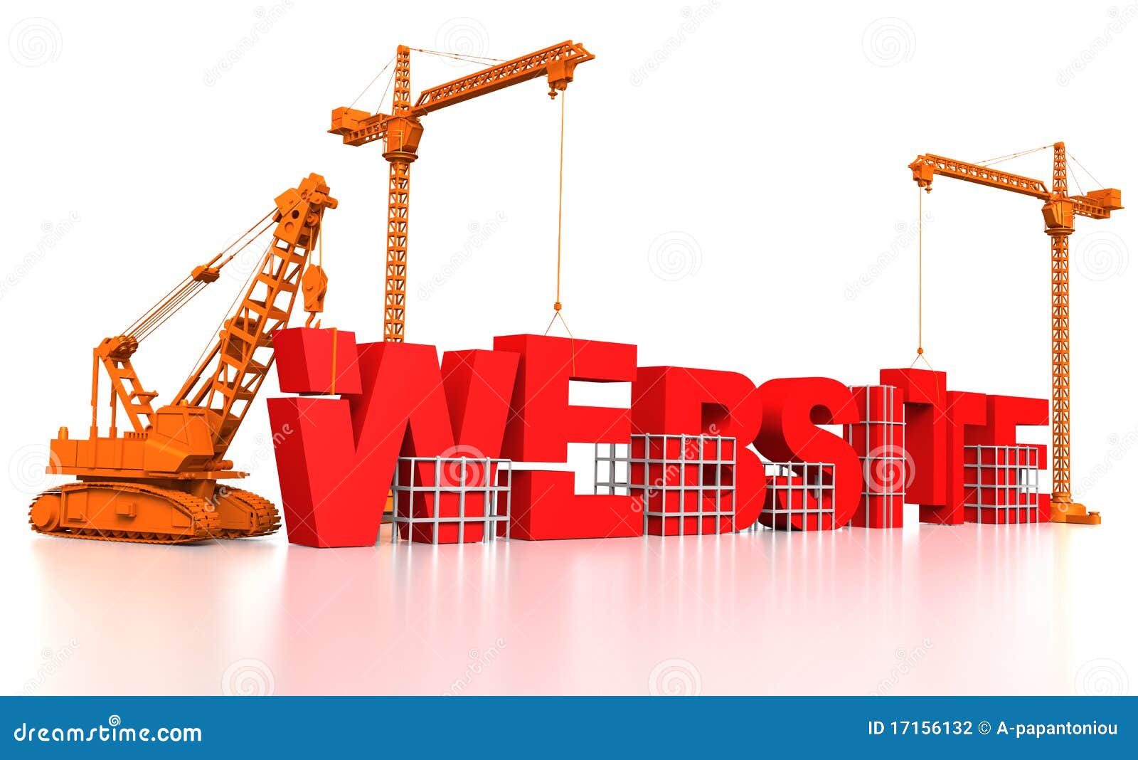 Building a Website stock illustration. Illustration of symbol - 17156132