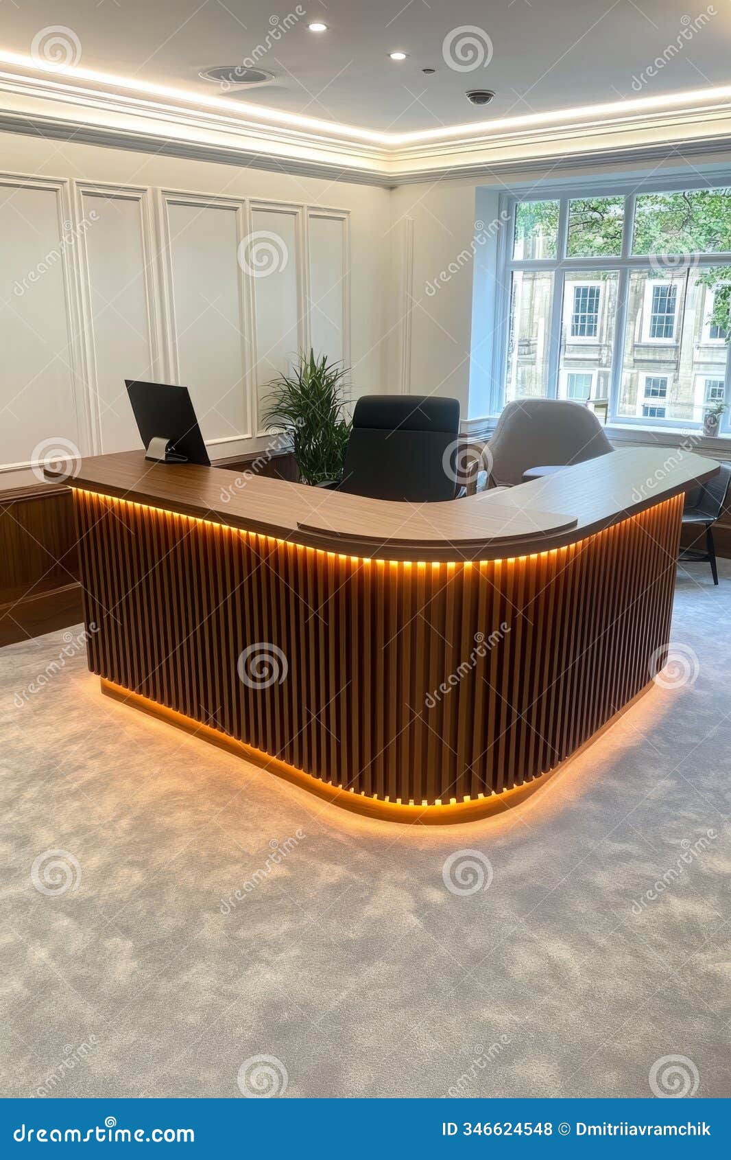 Building with a Well-designed Reception Area for Interacting with ...