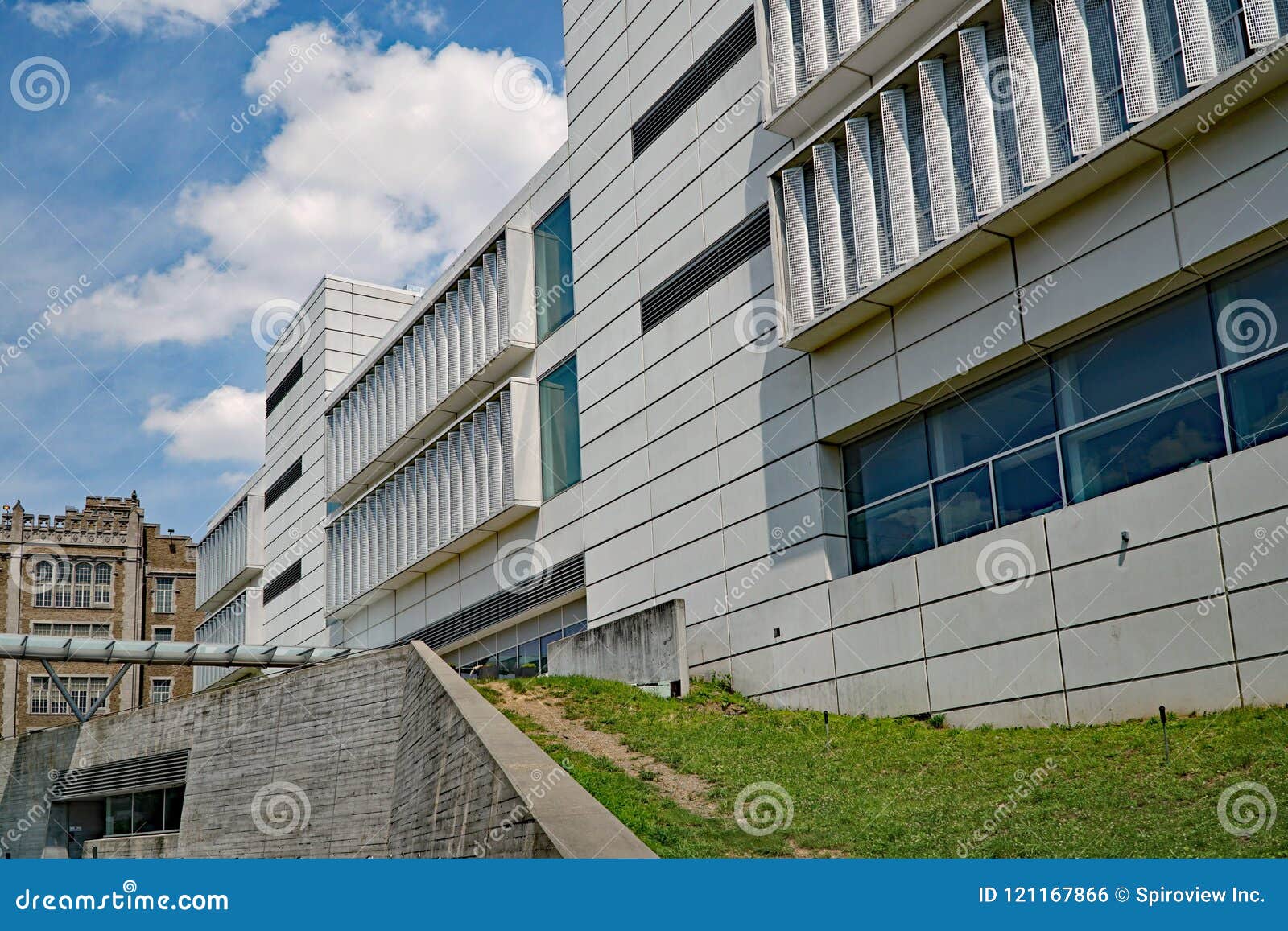 Modern university building stock photo. Image of university - 121167866