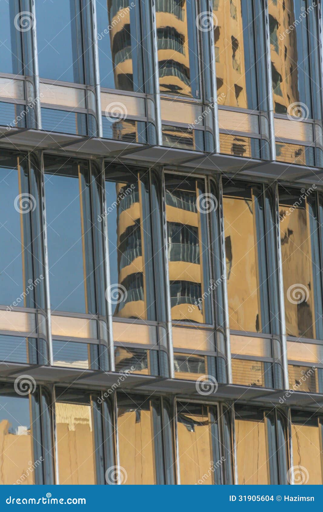 Building Windows Reflecting Sky Stock Photo - Image of architecture ...