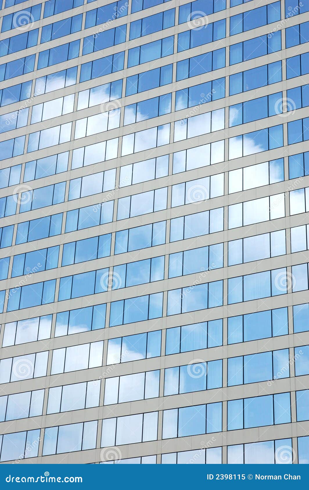 Building Windows Reflection Stock Image - Image of texture, cloud: 2398115