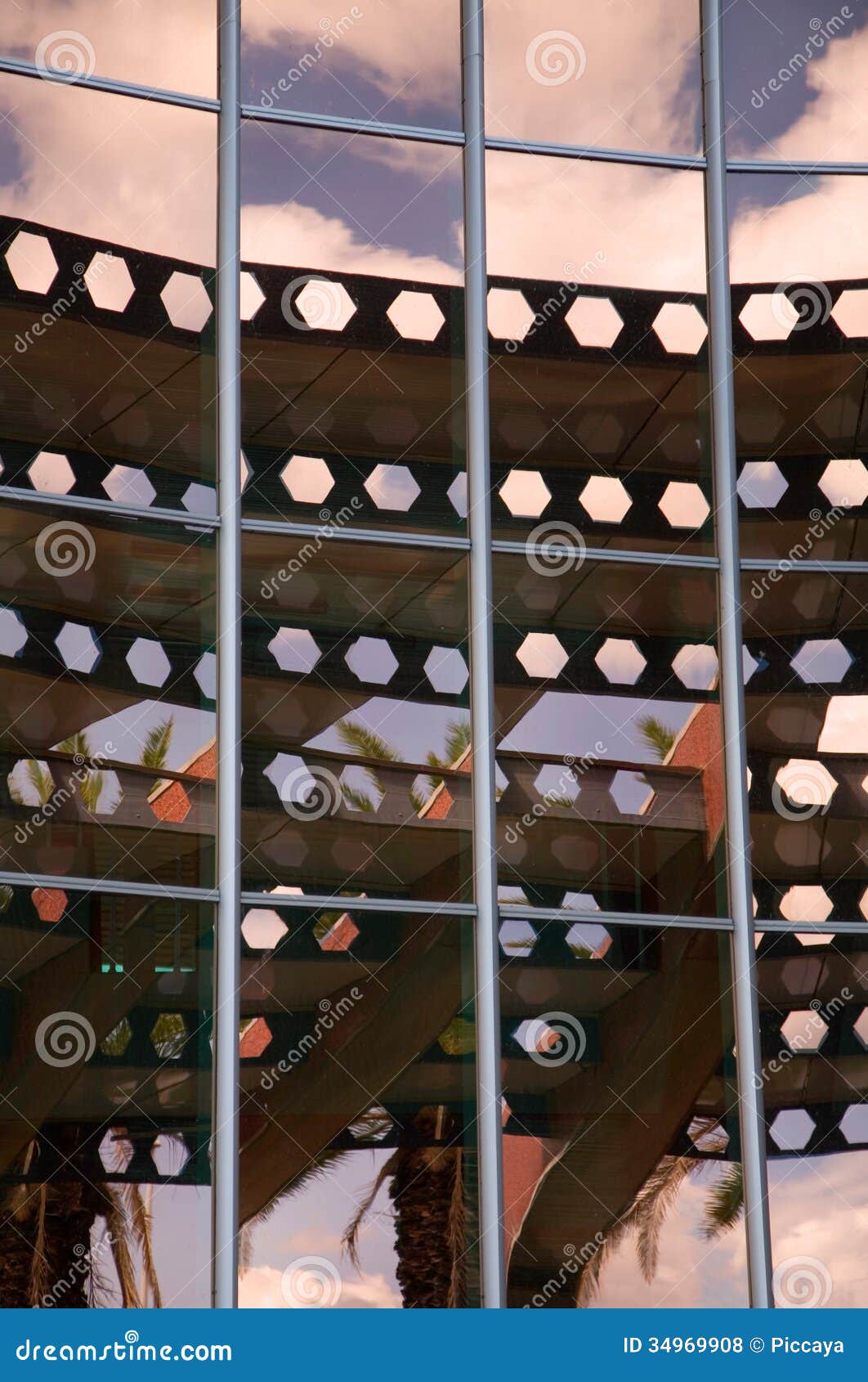 Building Windows with Reflections Stock Photo - Image of architecture ...