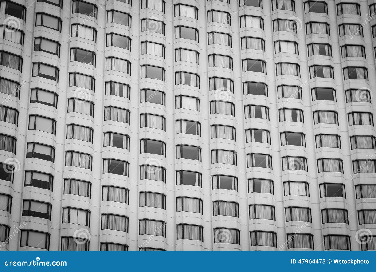 Building with Windows Texture on Tower Stock Image - Image of facade ...