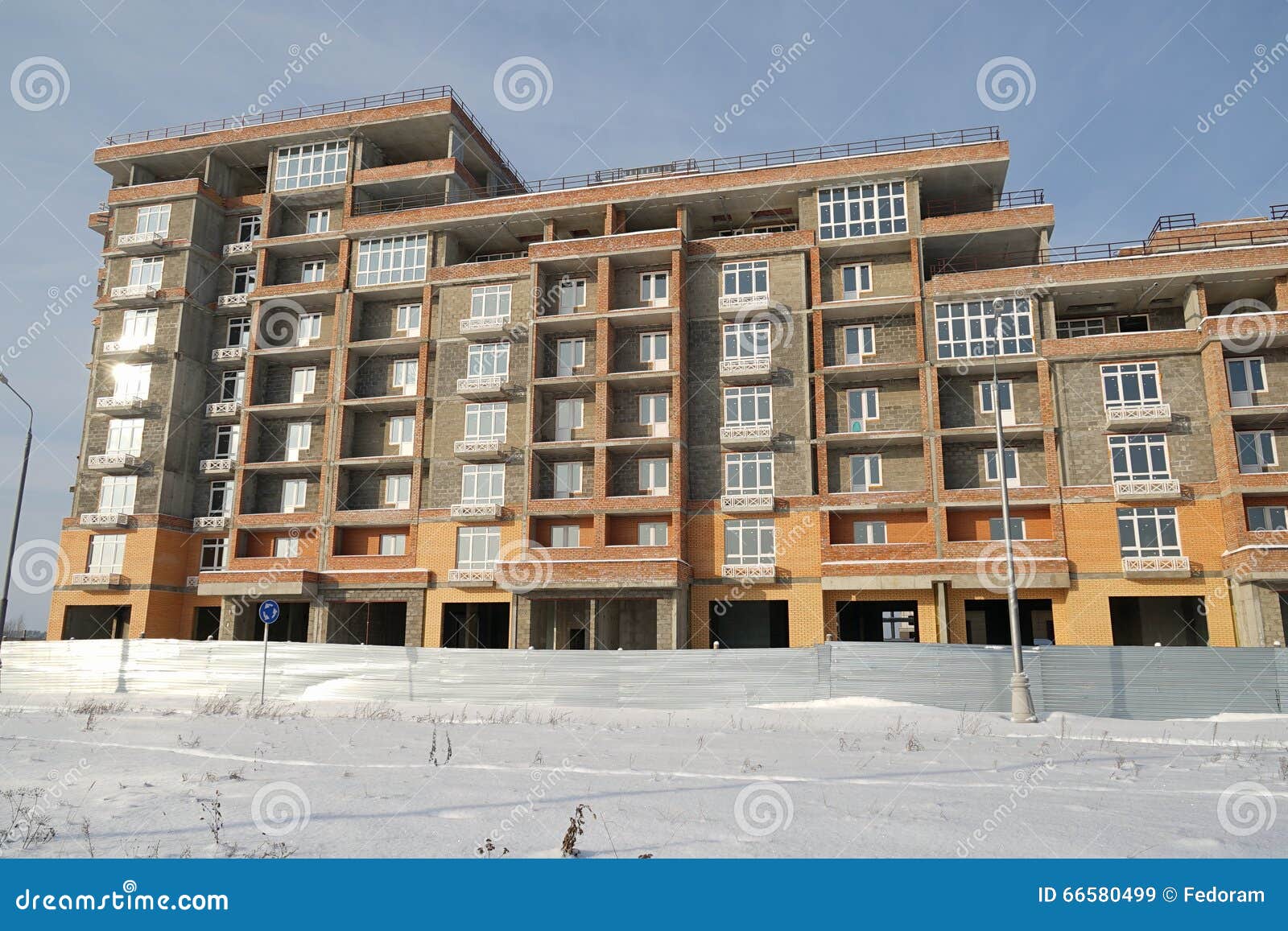 Building, winter stock image. Image of skyscraper, symbol - 66580499