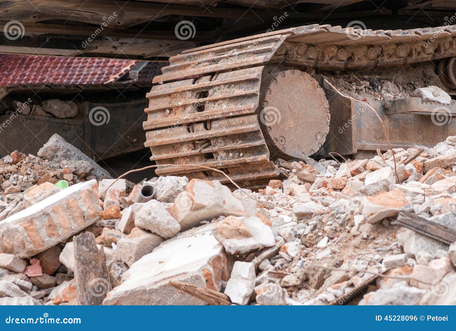 Building wreck stock photo. Image of site, city, pile - 45228096