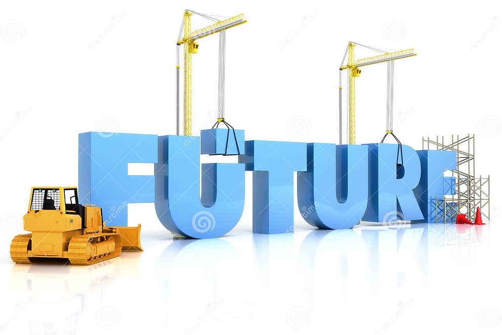 Building Your Future Concept Stock Illustration - Illustration of ...
