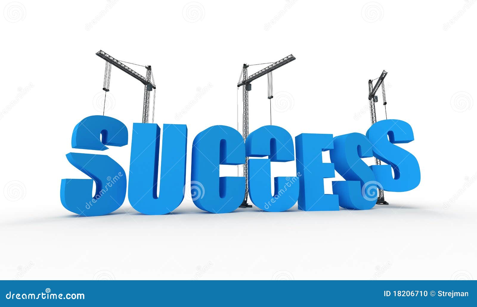 Building your Success stock illustration. Illustration of design - 18206710