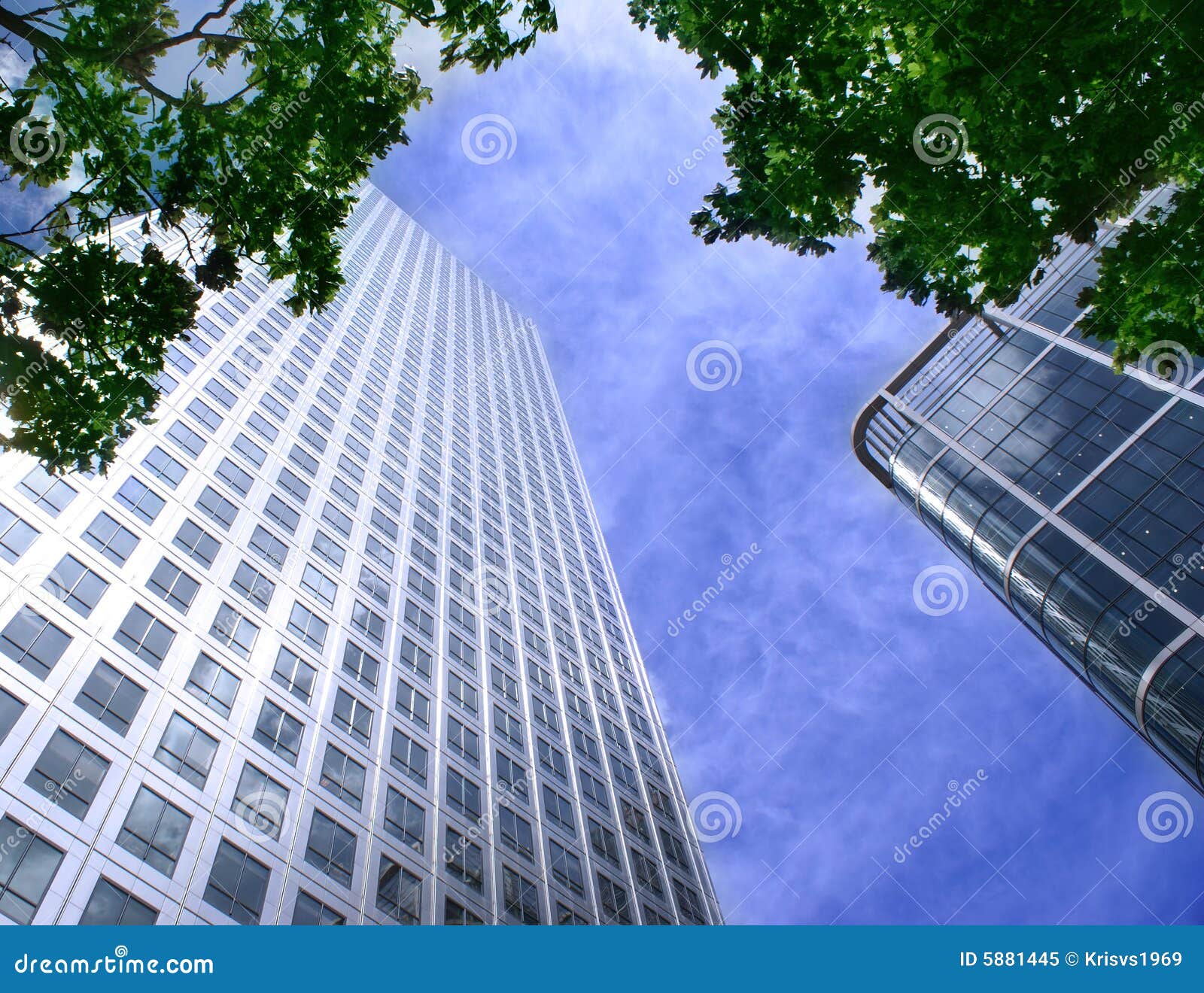 Buildings stock image. Image of square, perspective, skyscraper - 5881445