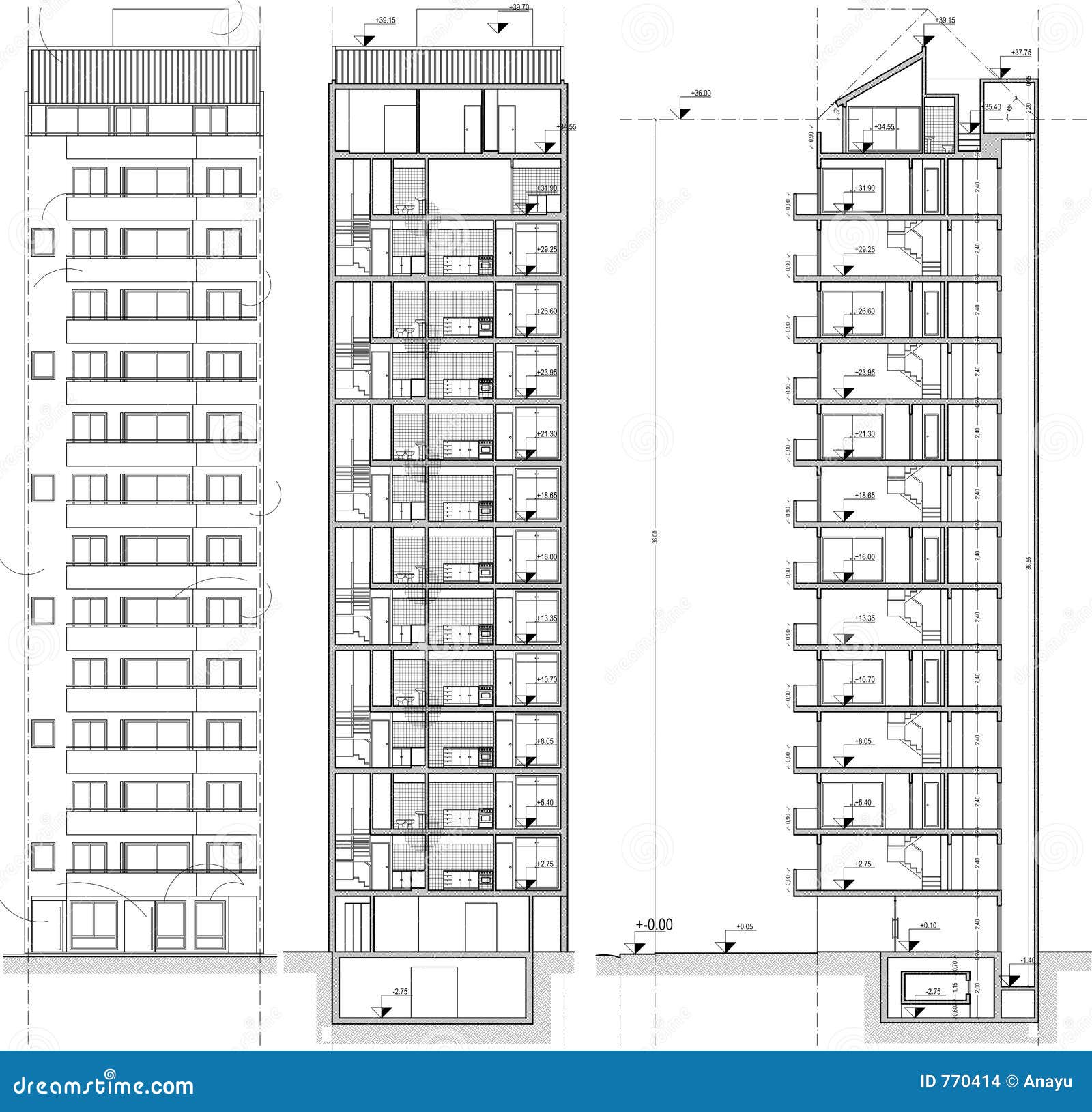 Buildings stock illustration. Illustration of builder, building - 770414