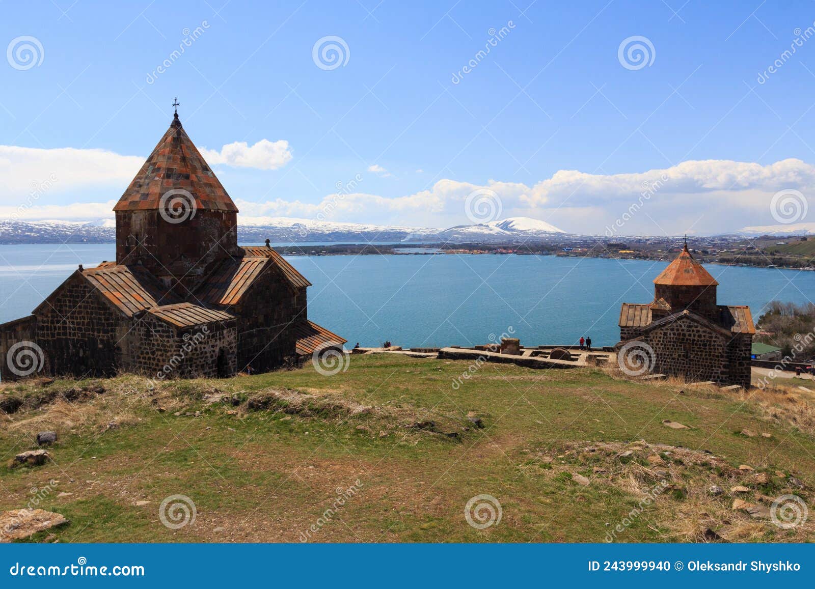 The Buildings of the Ancient Monastery of Sevanavank Near Lake Sevan in ...