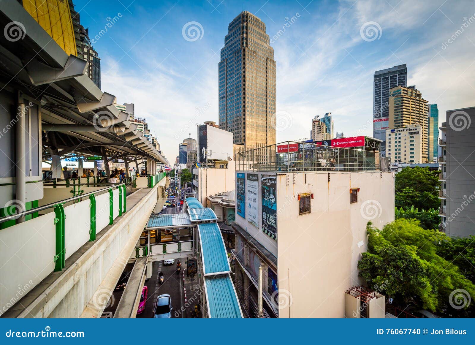 Buildings at Asok, in Bangkok, Thailand. Editorial Image - Image of ...