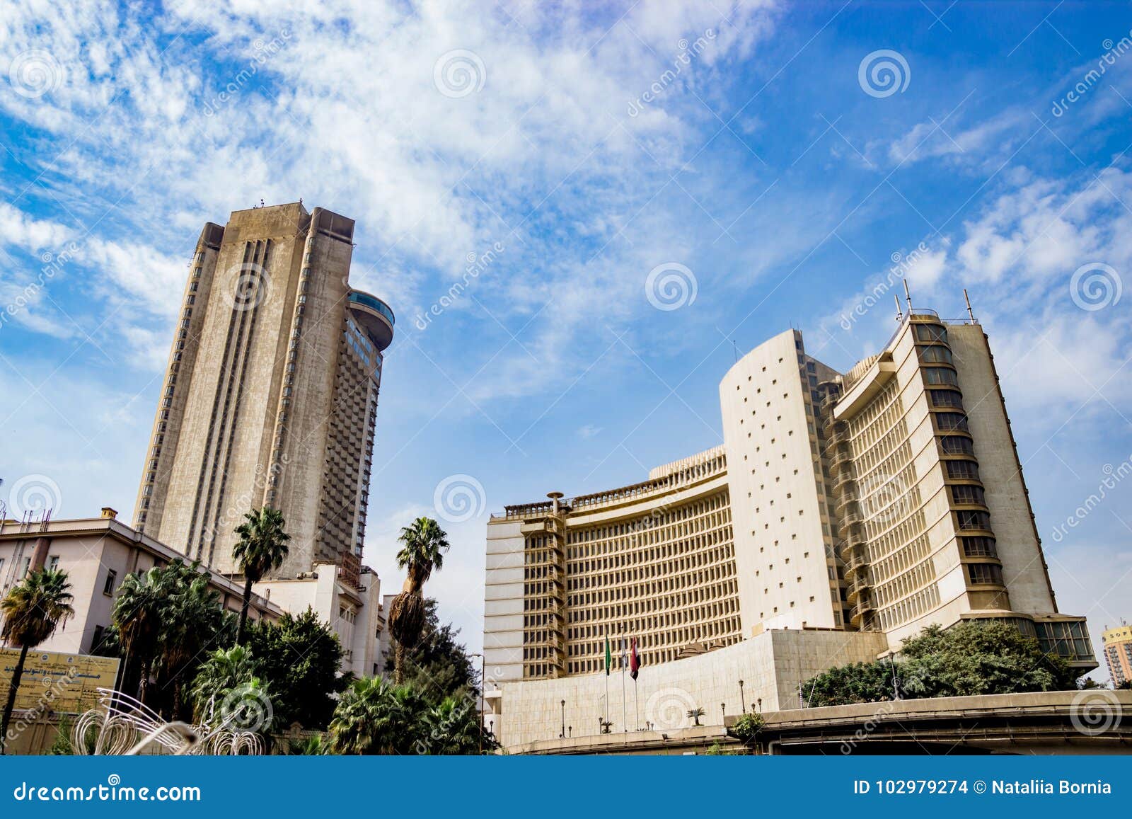 Buildings on Background in Cairo, Egypt Editorial Stock Image - Image ...