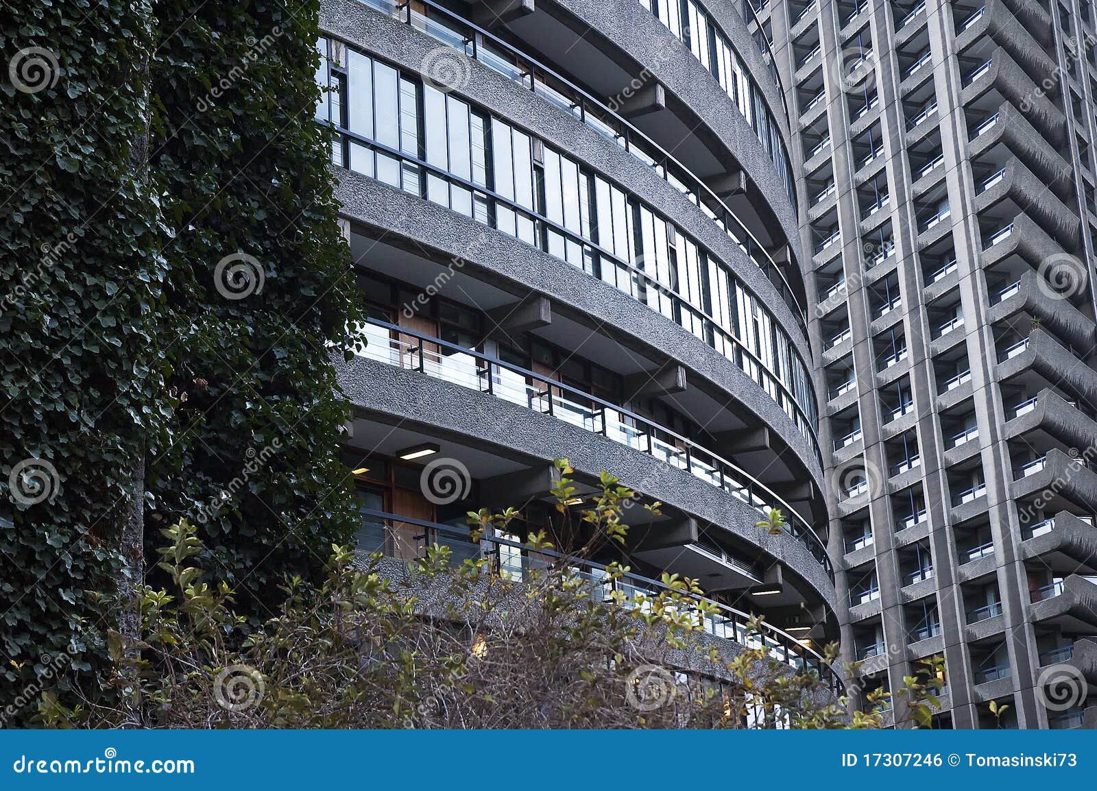Buildings in Barbican, London Stock Photo - Image of shapes, buildings ...