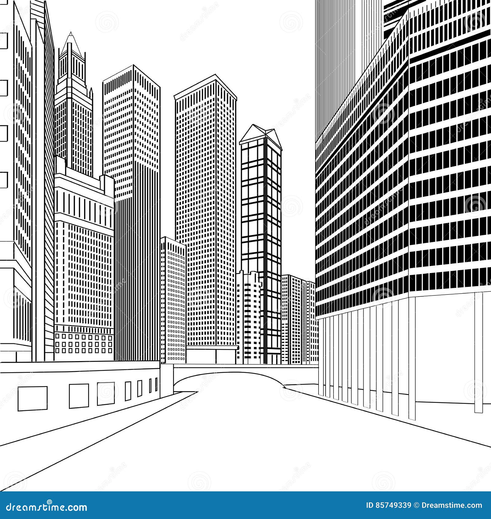 Buildings stock vector. Illustration of icon, houses - 85749339