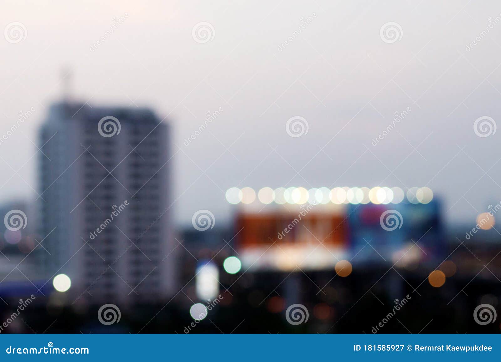 Buildings with Blurred Images Stock Image - Image of natural, color ...
